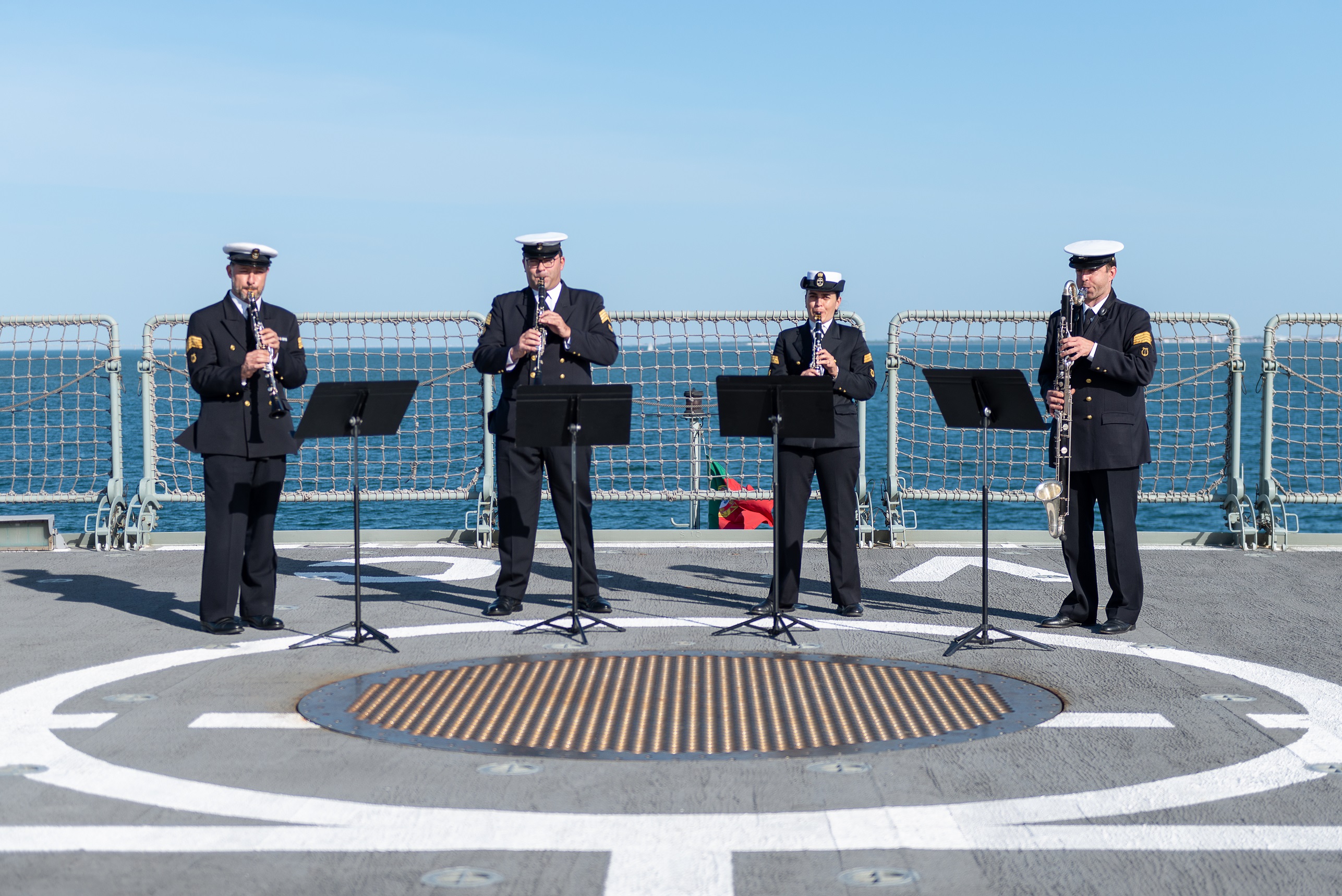 Concerto pelo Quarteto de Clarinetes da Banda da Armada